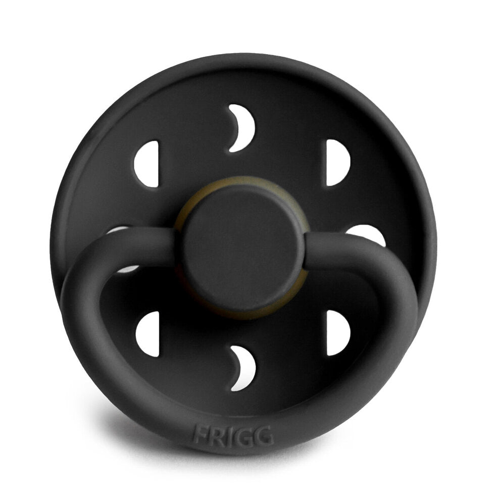 FRIGG Moon Phase Natural Rubber Pacifier (Jet Black) – Econest Limited